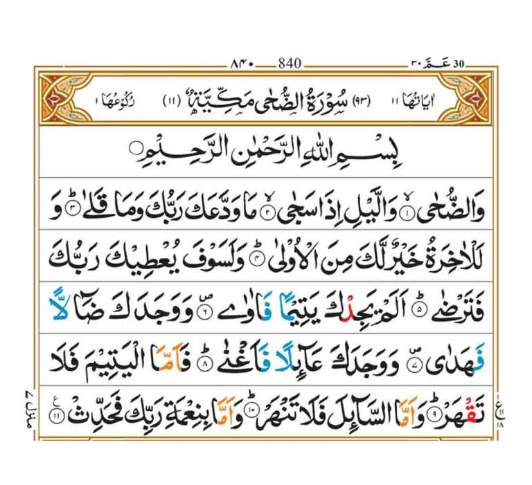 Surah Ad Duha - Faiz e Islam